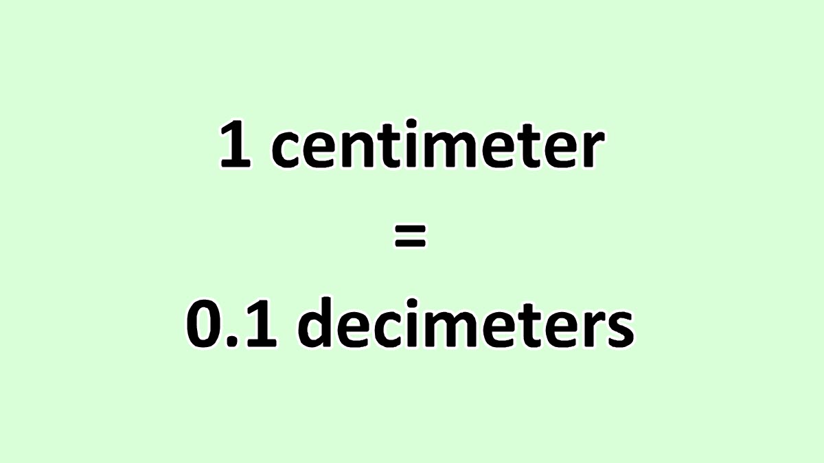 Convert Centimeter To Decimeter ExcelNotes Convert Centimeter To Decimeter ExcelNotes
