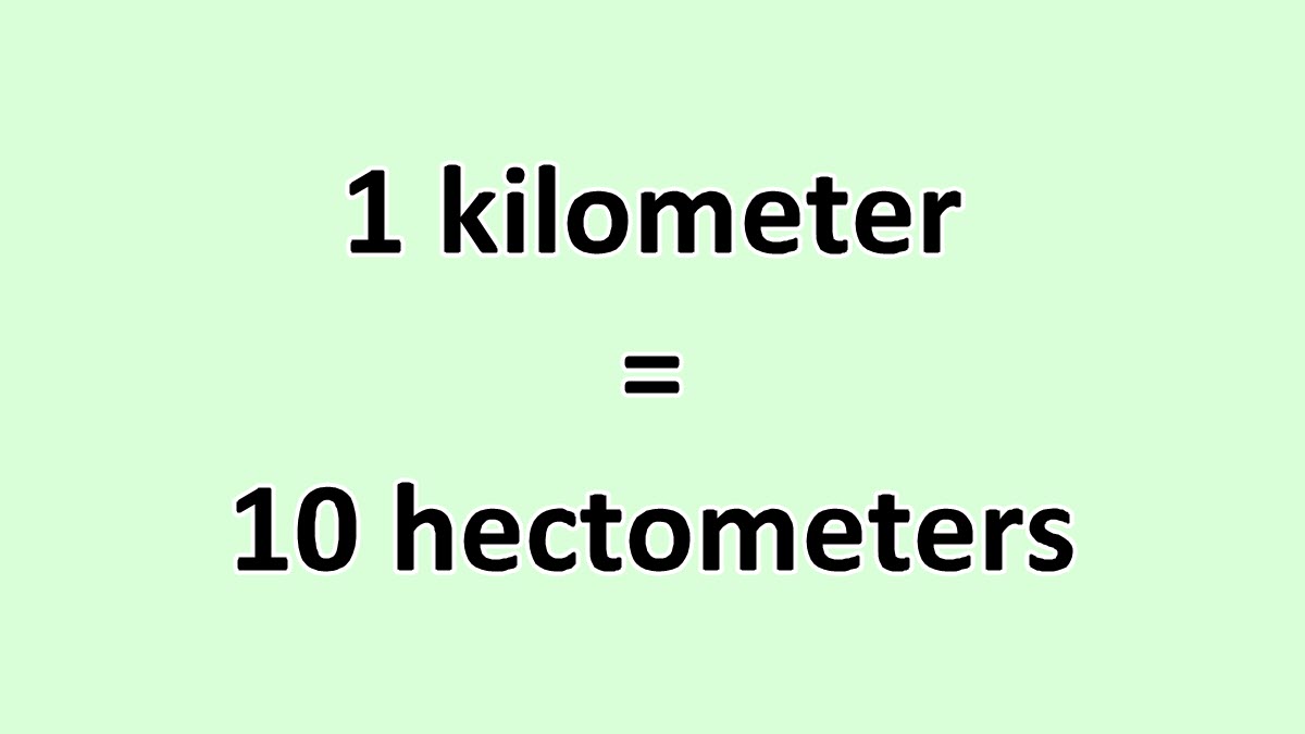 Convert Kilometer To Hectometer ExcelNotes Convert Kilometer To Hectometer ExcelNotes