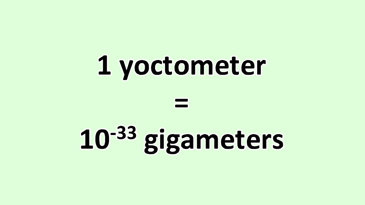 Convert Yoctometer to Gigameter - ExcelNotes