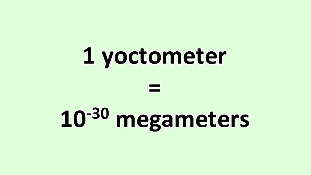 Convert Yoctometer to Megameter - ExcelNotes