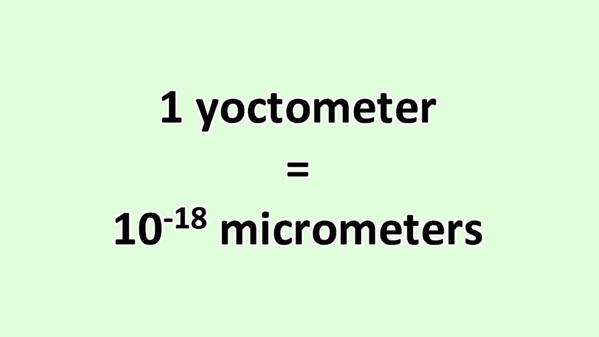 Convert Yoctometer to Micrometer - ExcelNotes