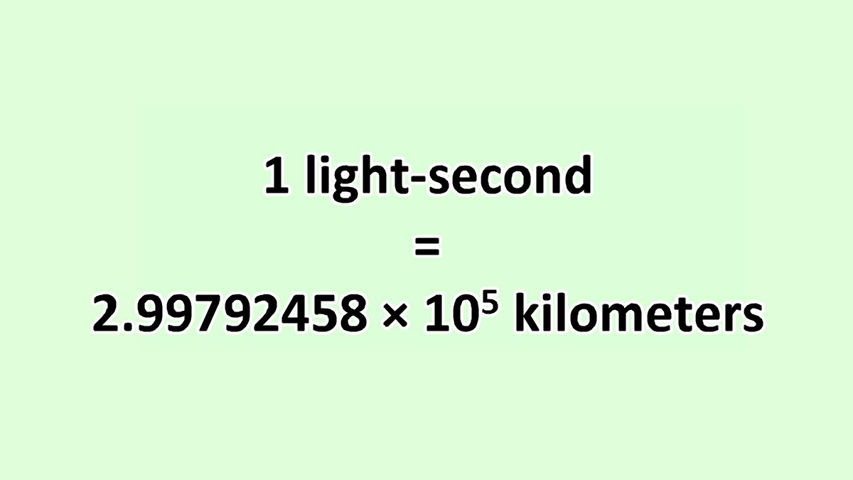 Convert Light second To Kilometer ExcelNotes Convert Light second To Kilometer ExcelNotes