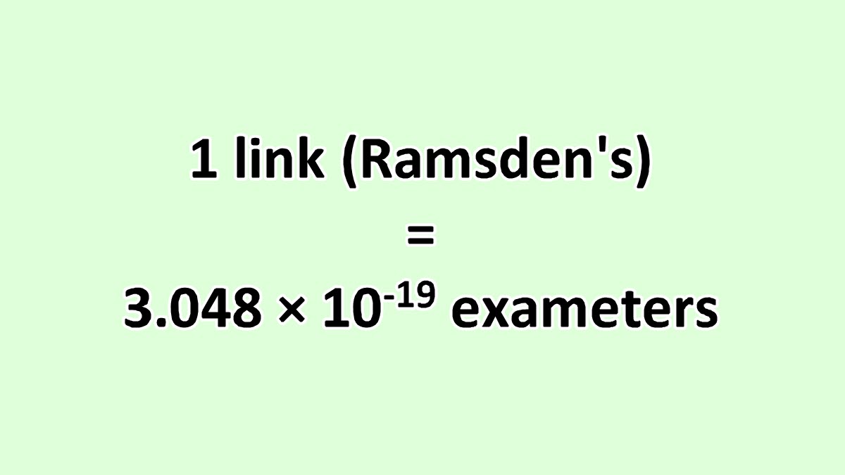 Convert Link (Ramsden's, Engineer's) to Exameter - ExcelNotes