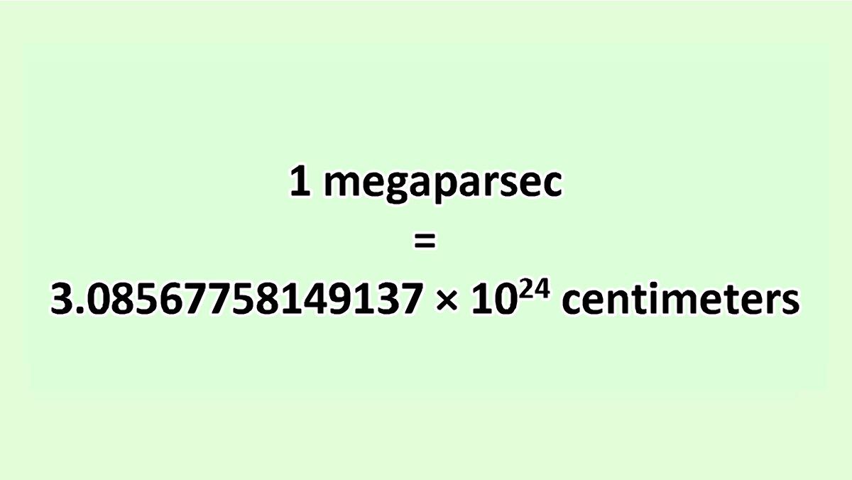 Convert Megaparsec to Centimeter - ExcelNotes