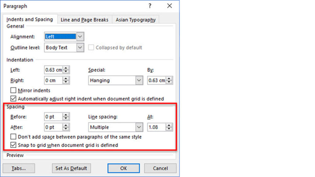 Reduce Spacing Between Lines In Word Qualitylasopa