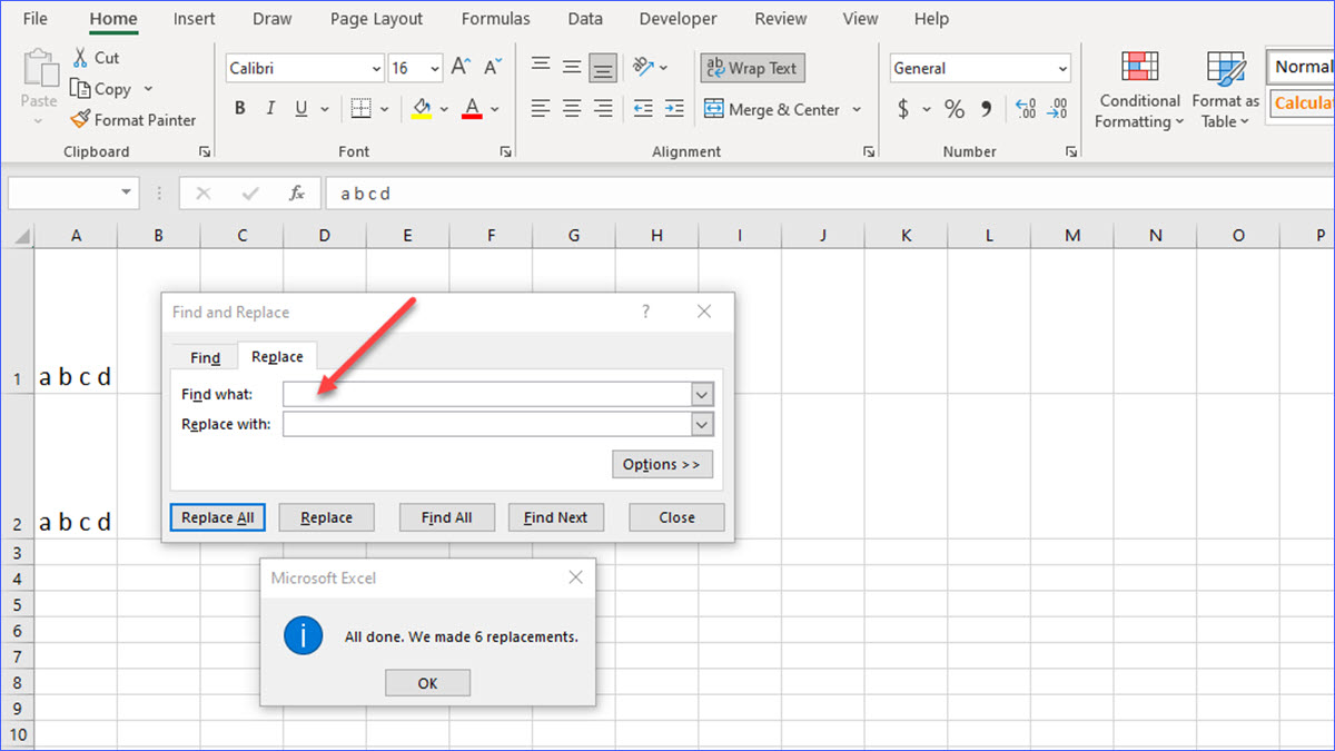 Find And Replace Line Break In Excel ExcelNotes