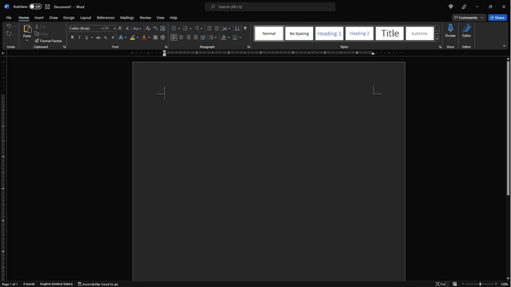 How To Change Excel Word Outlook From Black Into White ExcelNotes