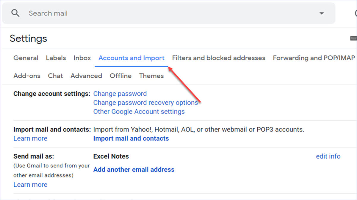 How to Change or Update Your Gmail Password - ExcelNotes