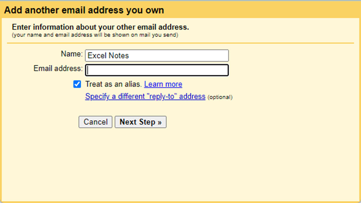 How to Send Emails from a Different Address in Gmail - ExcelNotes