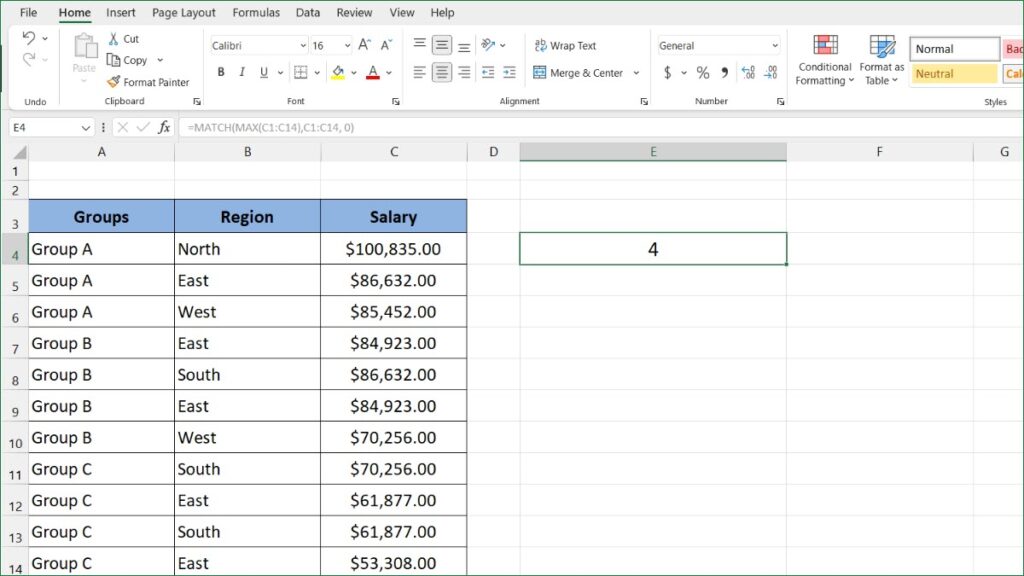 How To Count Row Number For Max Value ExcelNotes